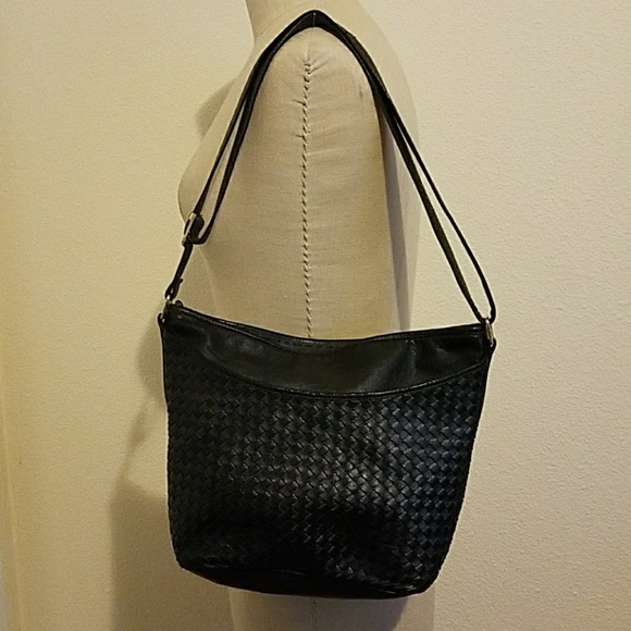 Ganson | Bags | Ganson Dark Grey Calfskin Leather Shoulder Body | Poshmark